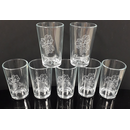 Verre Blida champagne gravés